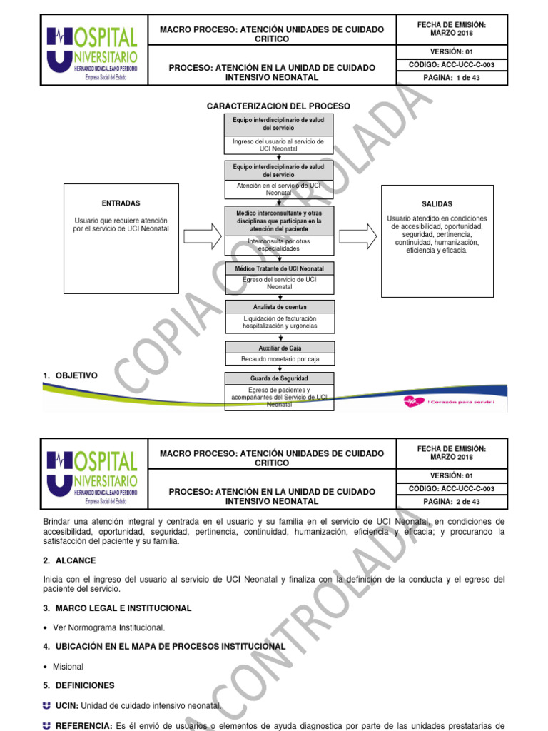 ACC-UCC-C-003-ATENCION-EN-EL-SERVICIO-DE-UCI-NEONATAL | PDF | Unidad de ...