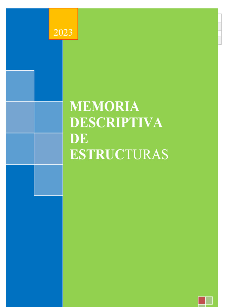 Memoria Descriptiva | PDF | Ingeniería estructural | Edificios y estructuras