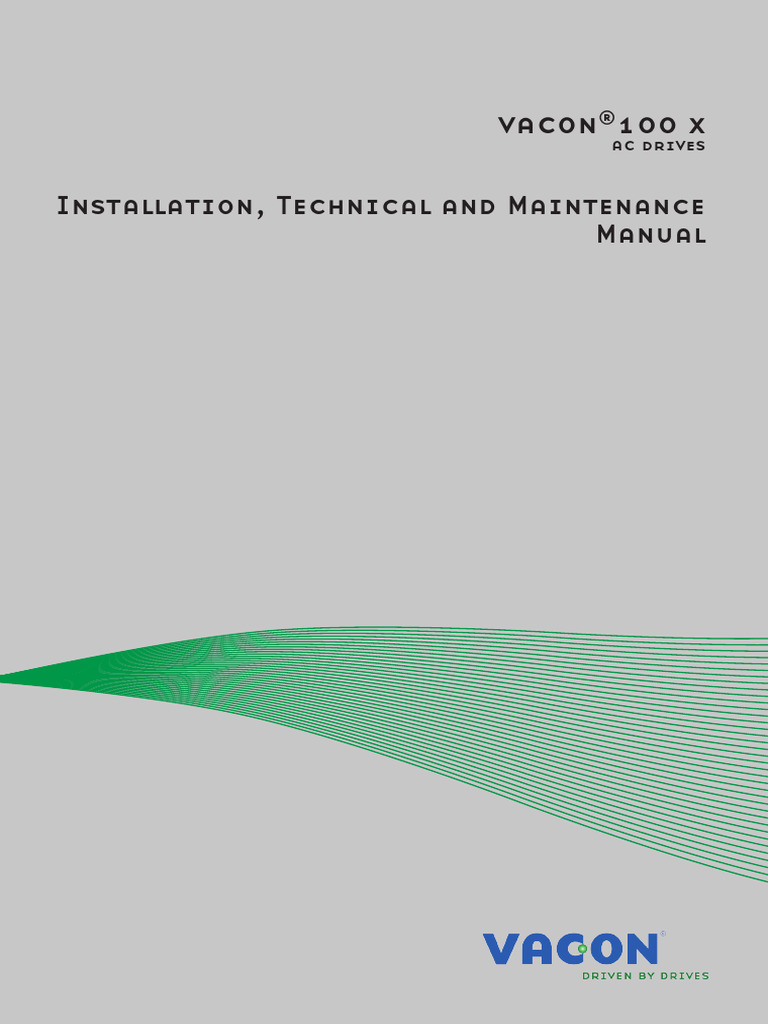 Vacon 100 X Installation Manual DPD00534G | PDF | Electrical Connector ...