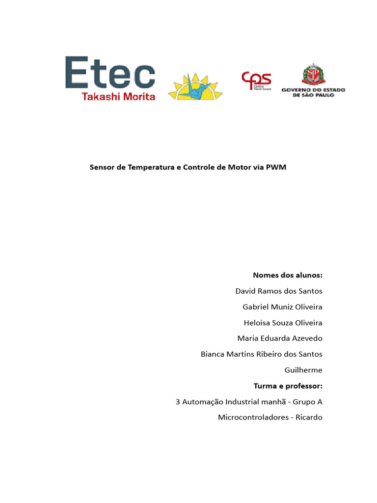 Relatorio Montagens Arduino 3bim | PDF | Temperatura | Eletricidade