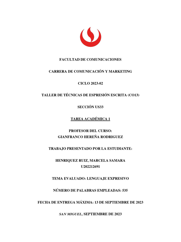 Ta1 Ttee Henriquez+marcela | PDF