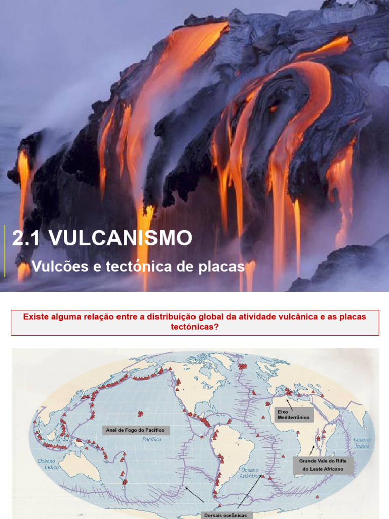 3 Vulcanismo e Tectónica e | PDF | Vulcão | Placas tectônicas