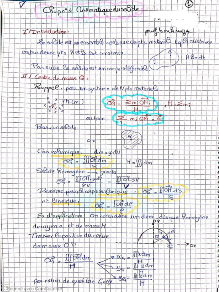 Cours de Mécanique Du Solide | PDF