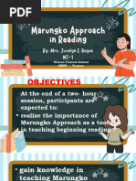 The Basics of Marungko Approach | PDF | Reading Comprehension ...