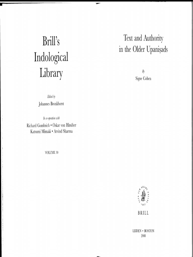 Chandogya Upanishad: Vedic Authority Insights | PDF | Brahman | Ātman ...