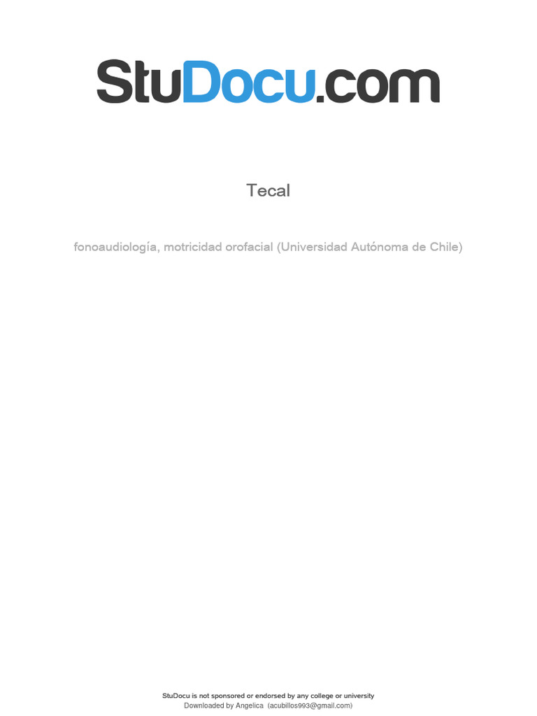 Tecal | PDF