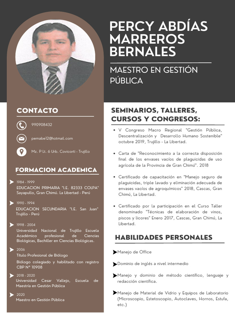 CV Percy Marreros | PDF