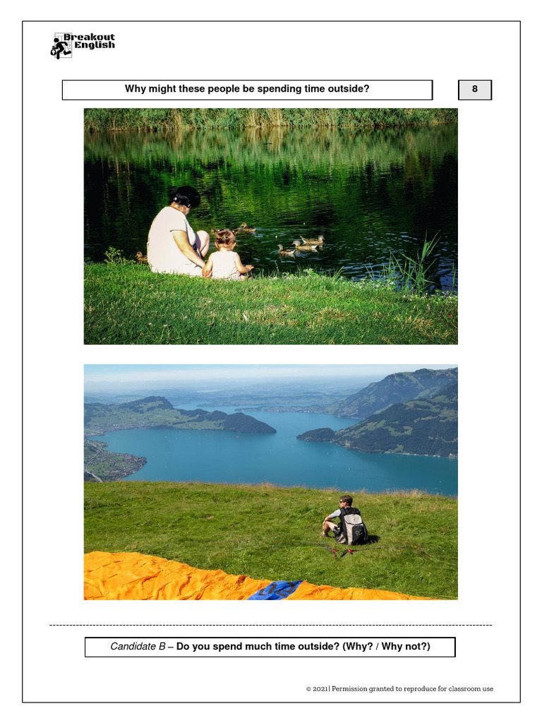 Fce Part 2 Speaking Picture | PDF