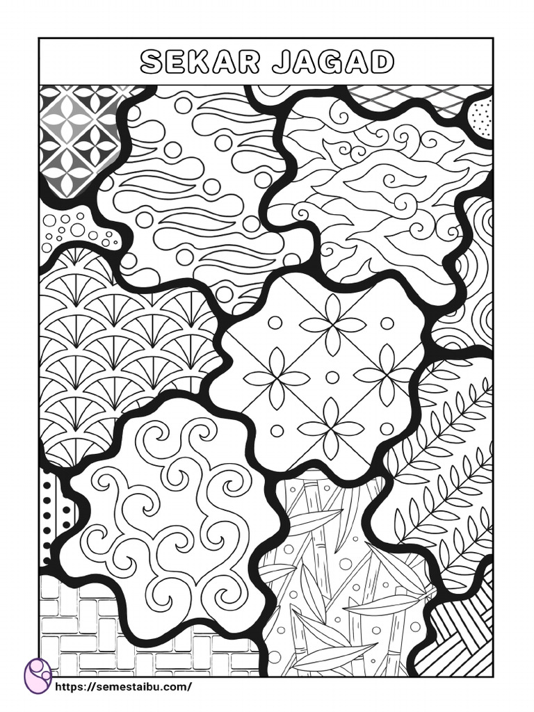 Motif Batik Sekar Jagad - Semestaibu | PDF