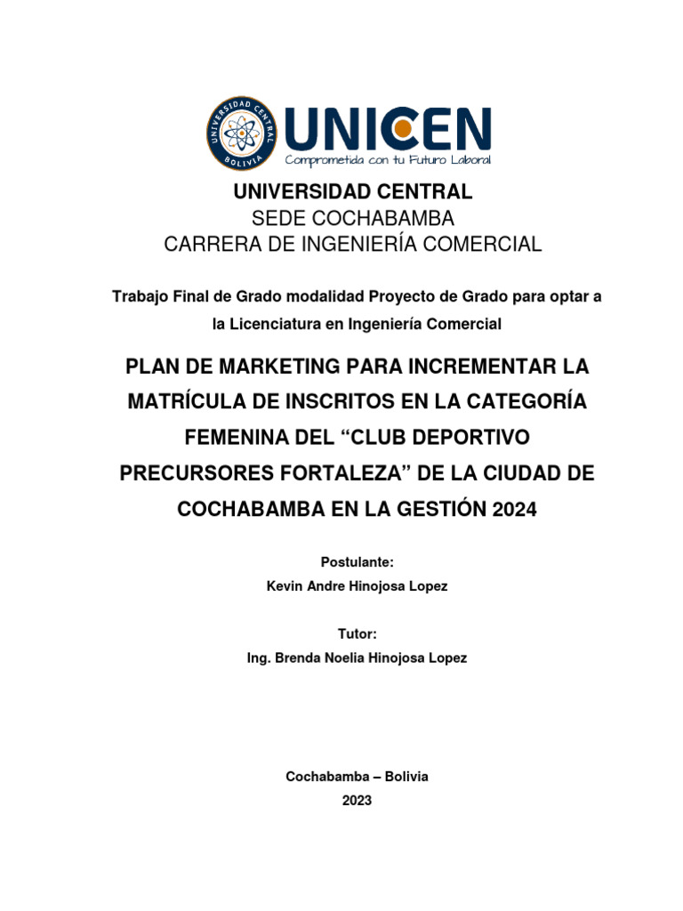 TFG Kevin | PDF | Marketing | Asociación de Futbol