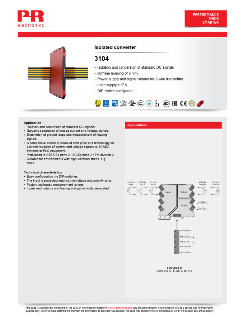 PR 3104 | Download Free PDF | Power Supply | Manufactured Goods
