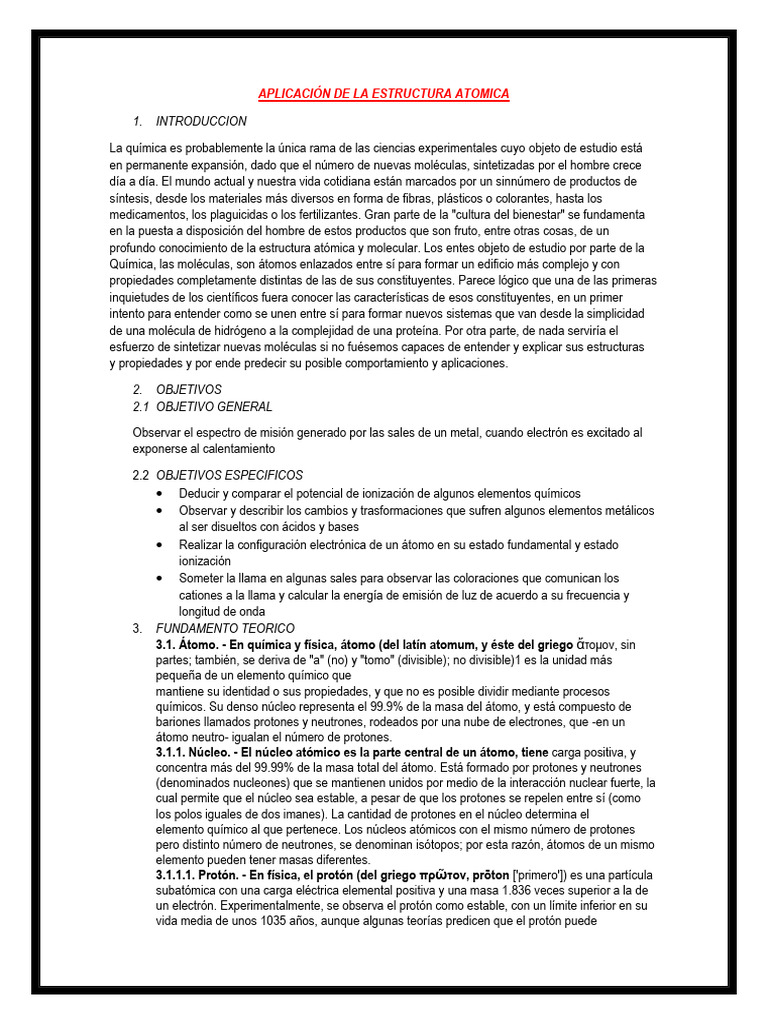 Lab QMC 3 | PDF | Protón | Neutrón