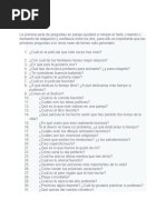 100 Preguntas para Conversar - ¡Las Más Interesantes! | PDF
