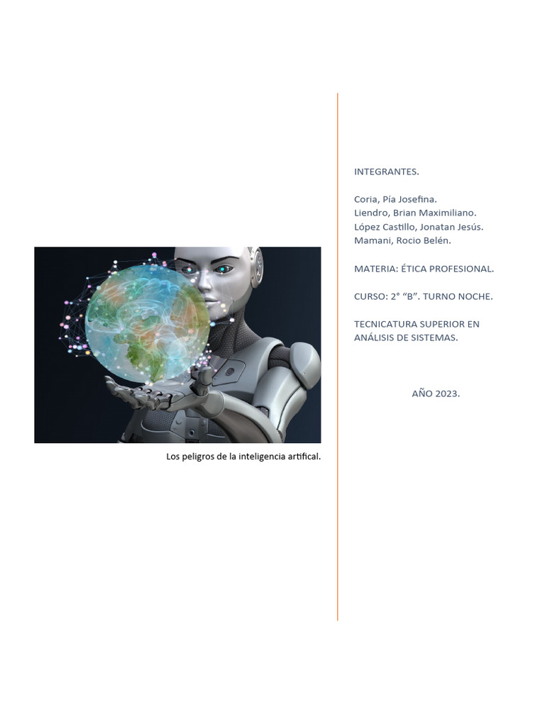 Peligros de La IA | PDF | Inteligencia artificial | Inteligencia (IA) y semántica