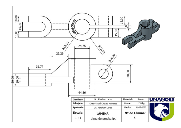 Pieza 5 Terminada | PDF