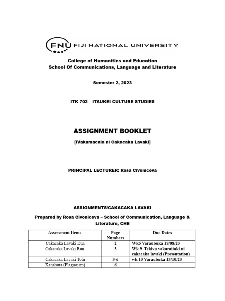 Itk 702 Assignment Booklet s22023 | PDF