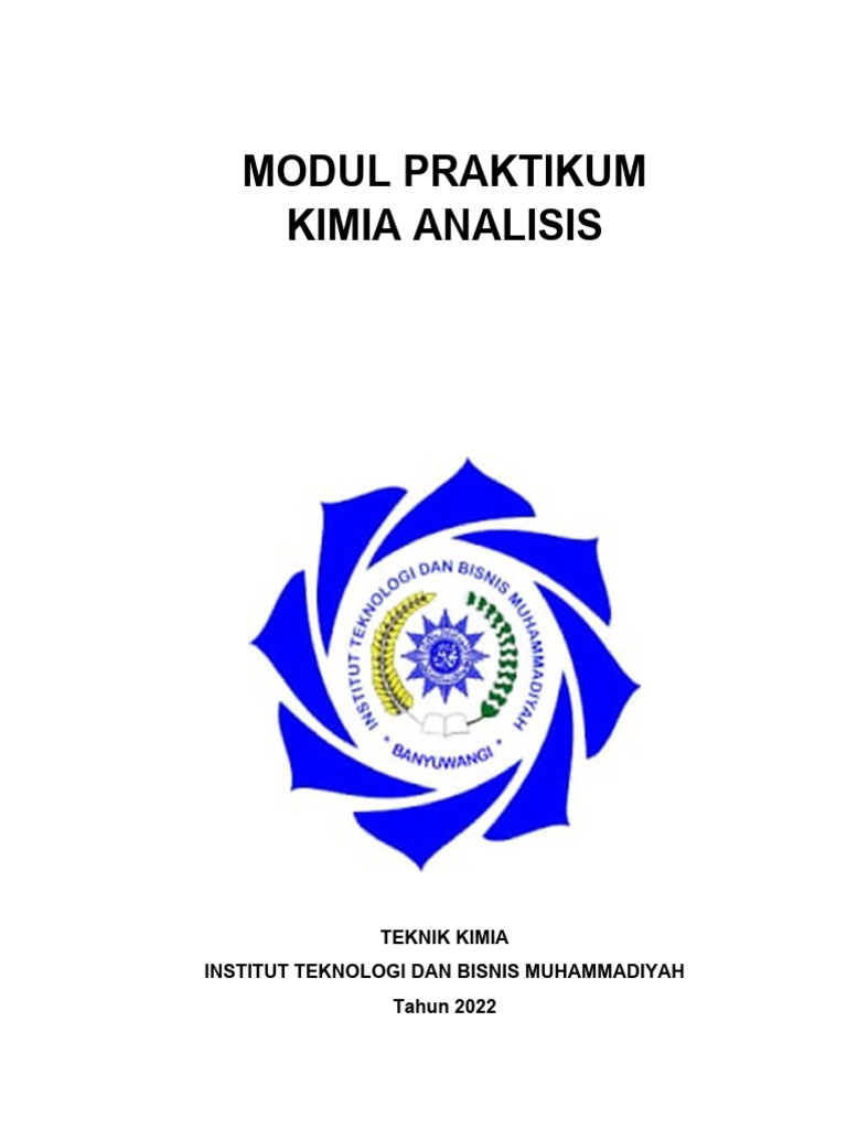 Modul Praktikum Kimia Analisis | PDF | Teknologi & Rekayasa