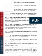 Tabela 6 - 2025 | PDF | Advogado | Sindicato