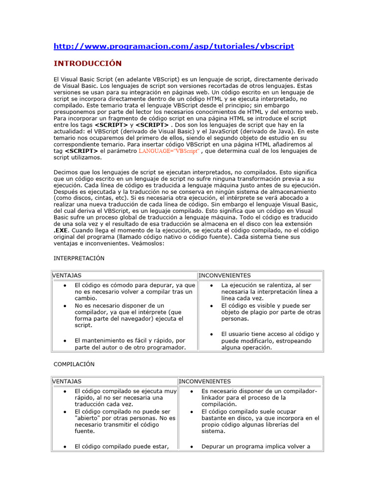 Curso De Vbscript Pdf
