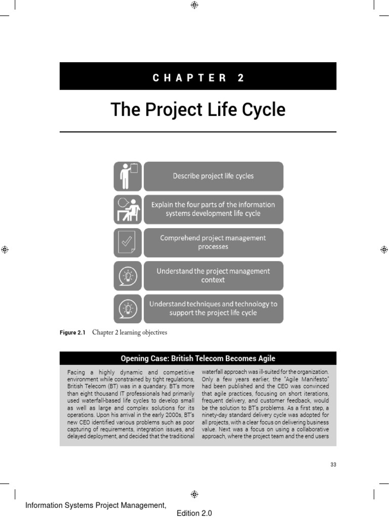 Chapter 2 - The Project Life Cycle | PDF