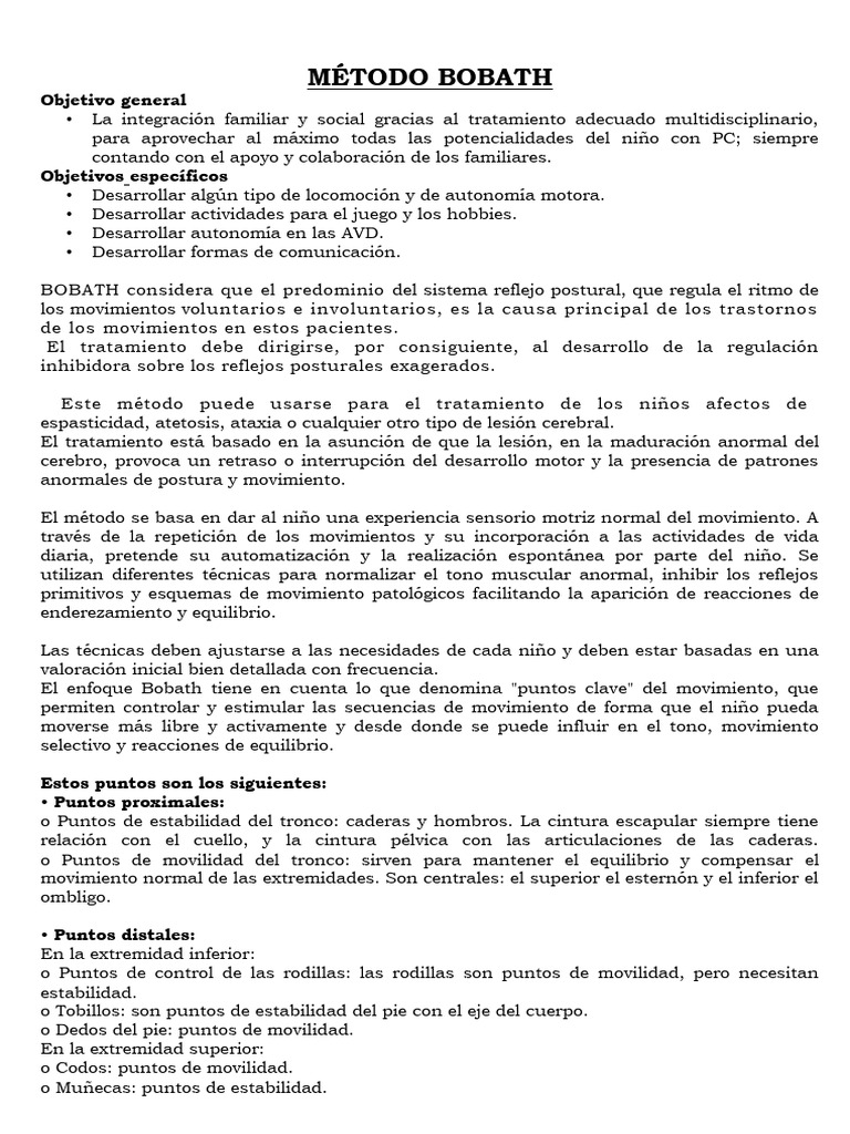 Bobath | PDF | Pelvis | Bipedalismo