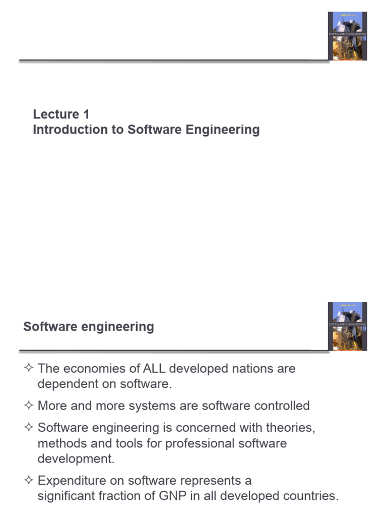 L1 Introduction To Software Engineering | PDF | World Wide Web ...