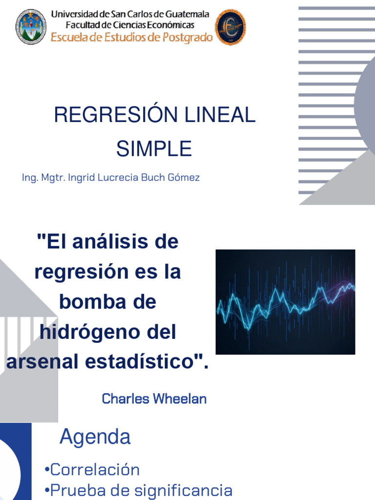 Regresion Lineal Simple | PDF | Coeficiente de determinación | Análisis de regresión