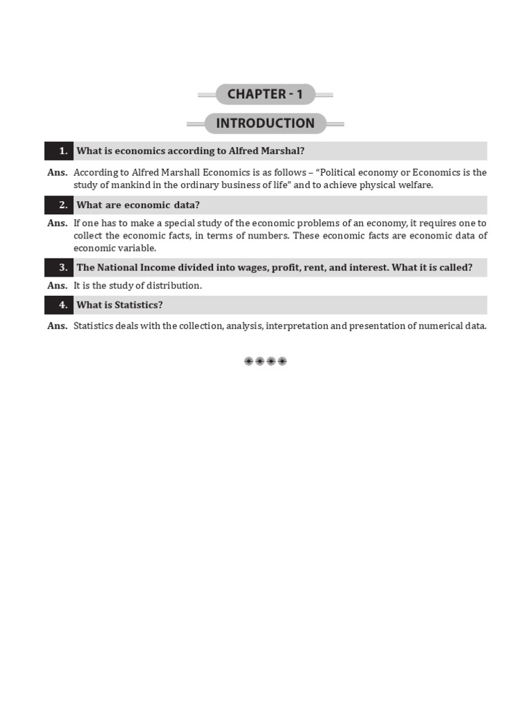 Economics Concepts and Data Analysis | PDF