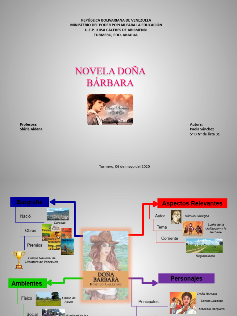 Doña Barbara | PDF | Novelas adaptadas a películas | Novelas