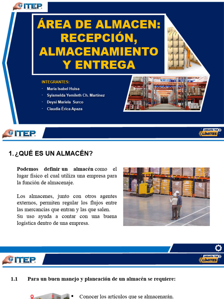 Grupo 6 - Gestion de Almacenes | Descargar gratis PDF | Almacén | Logística Grupo 6 - Gestion de Almacenes | Descargar gratis PDF | Almacén | Logística