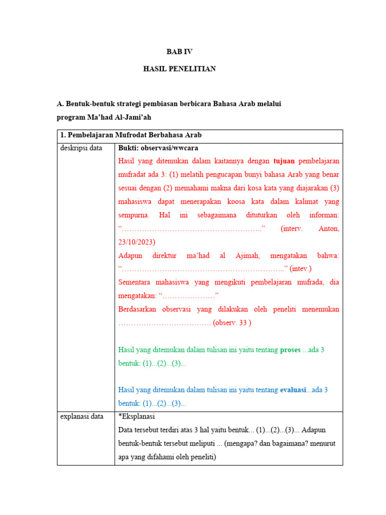 Contoh Analisis Dalam Paparan Data | PDF