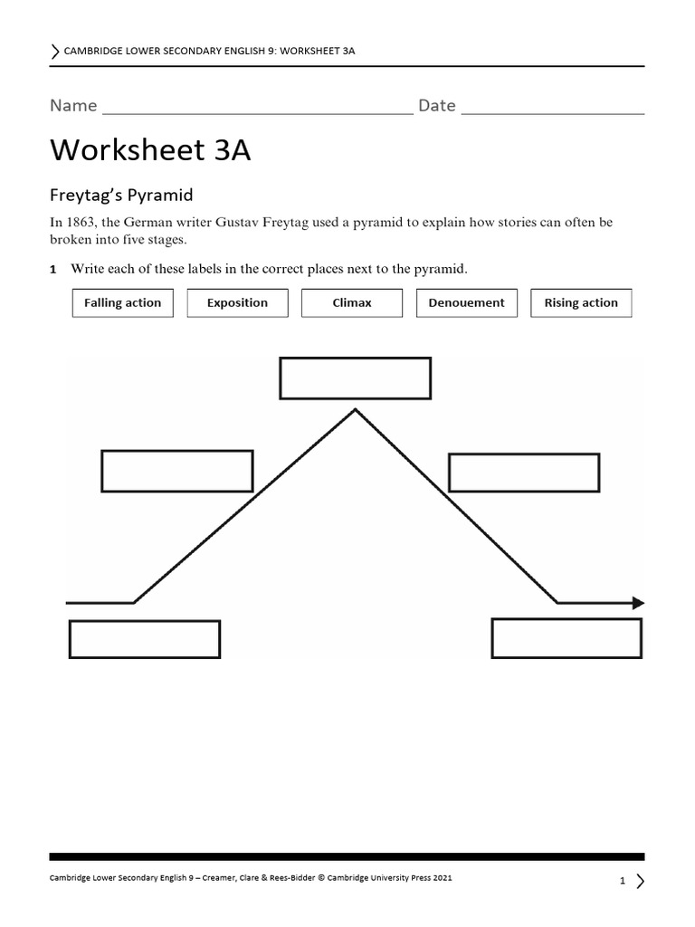 LS English 9 Worksheet 3A | PDF
