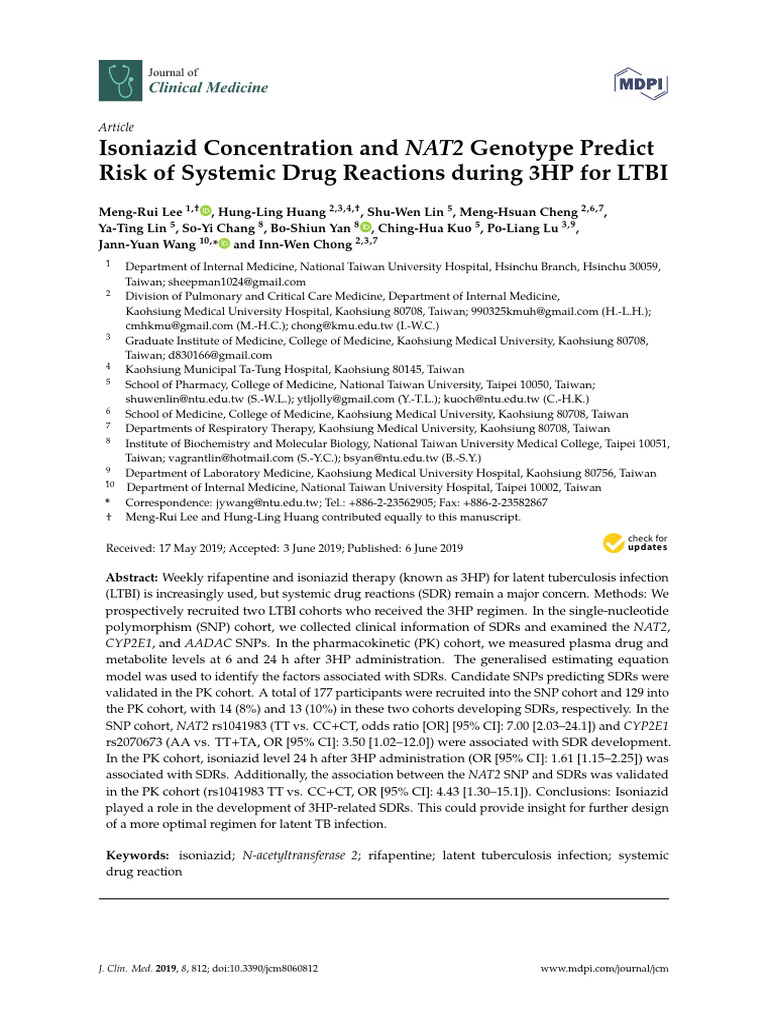 Lee 2019 | Download Free PDF | Tuberculosis | Health Sciences Lee 2019 | Download Free PDF | Tuberculosis | Health Sciences