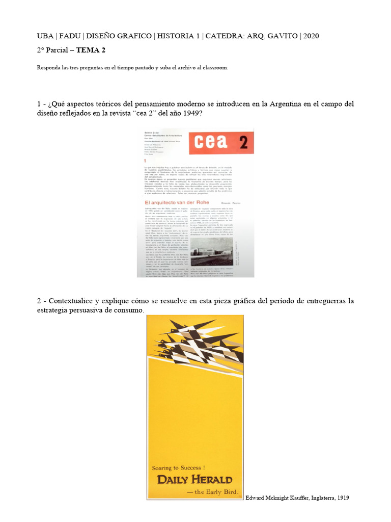 Historia de la Cátedra Gavito en Diseño | PDF