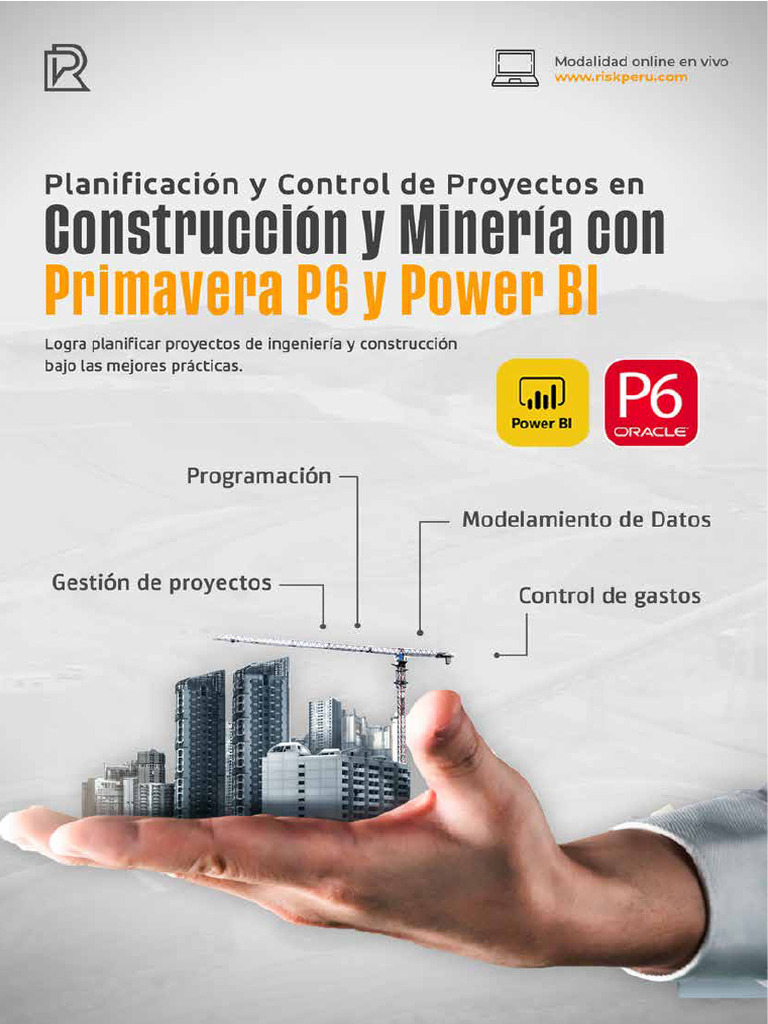 Planificacion y Control de Proyectos Primavera p6 y Power Bi Septiembre ...
