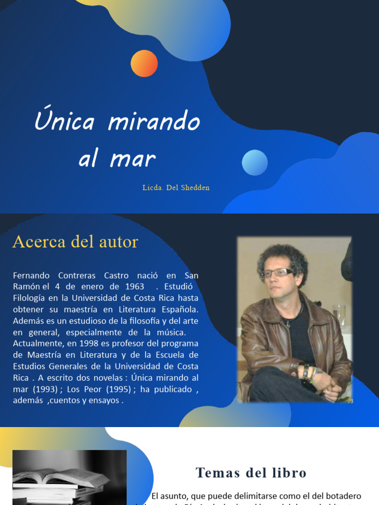 Análisis de Única Mirando Al Mar | PDF