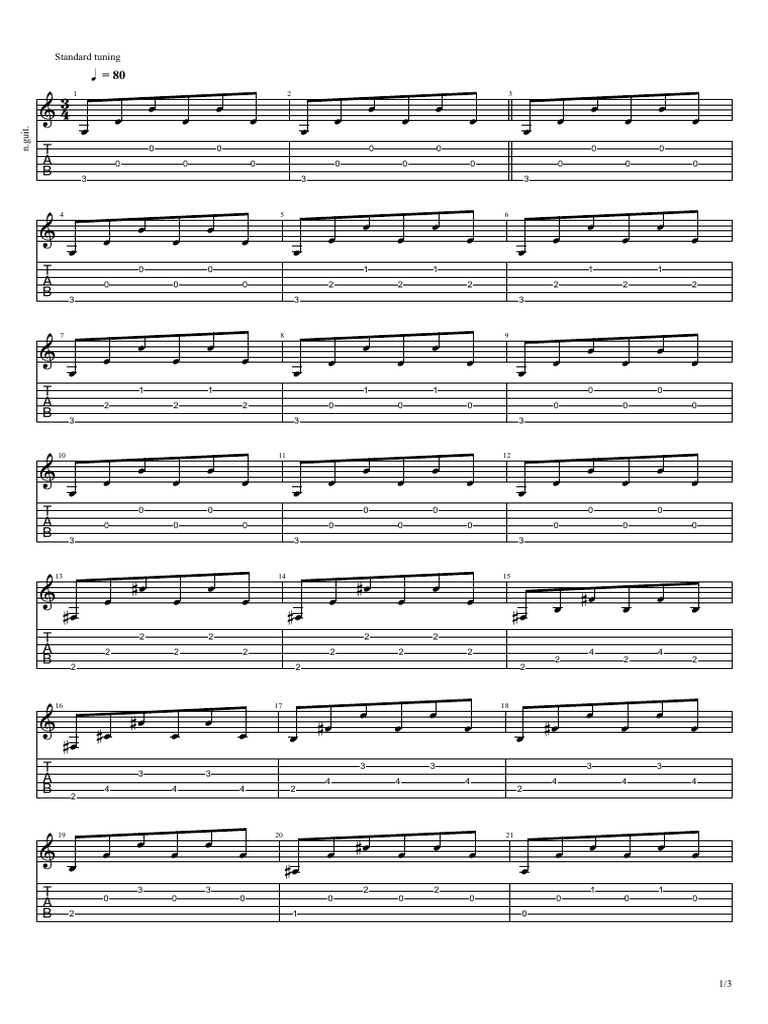 Guitar Tab for Beginners | PDF | Character Encoding | Encodings