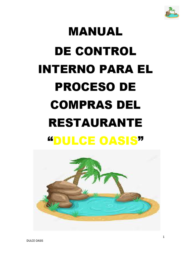 Manual de Compras Del Restaurante | PDF | Calidad (comercial) | Business