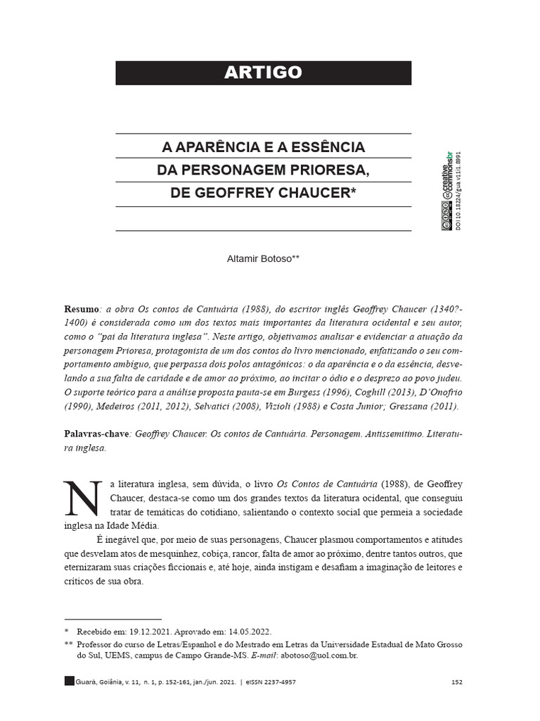 Chaucer Artigo | PDF