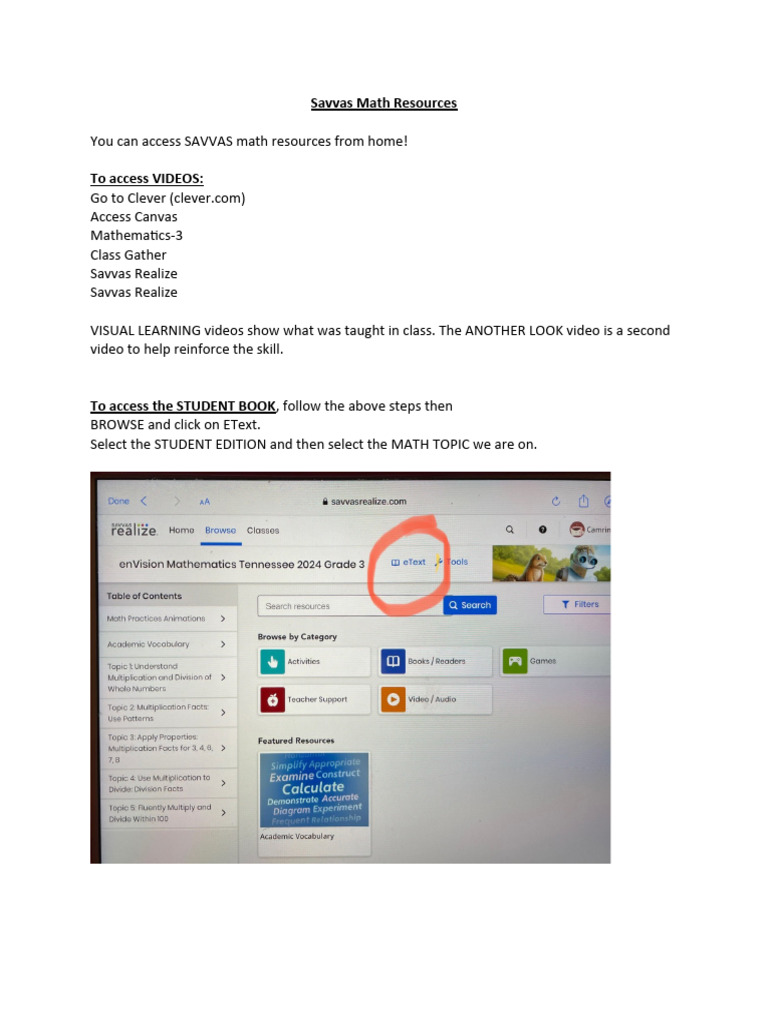 Savvas Math Resources | PDF