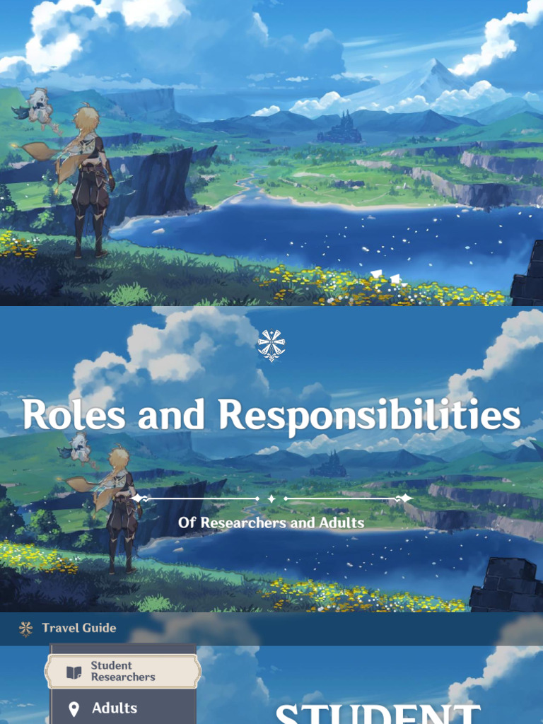 Roles and Responsibilities of Adults and Researchers | PDF