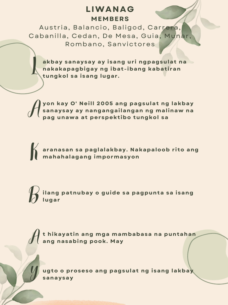 FW1 Liwanag 02-Abm | PDF