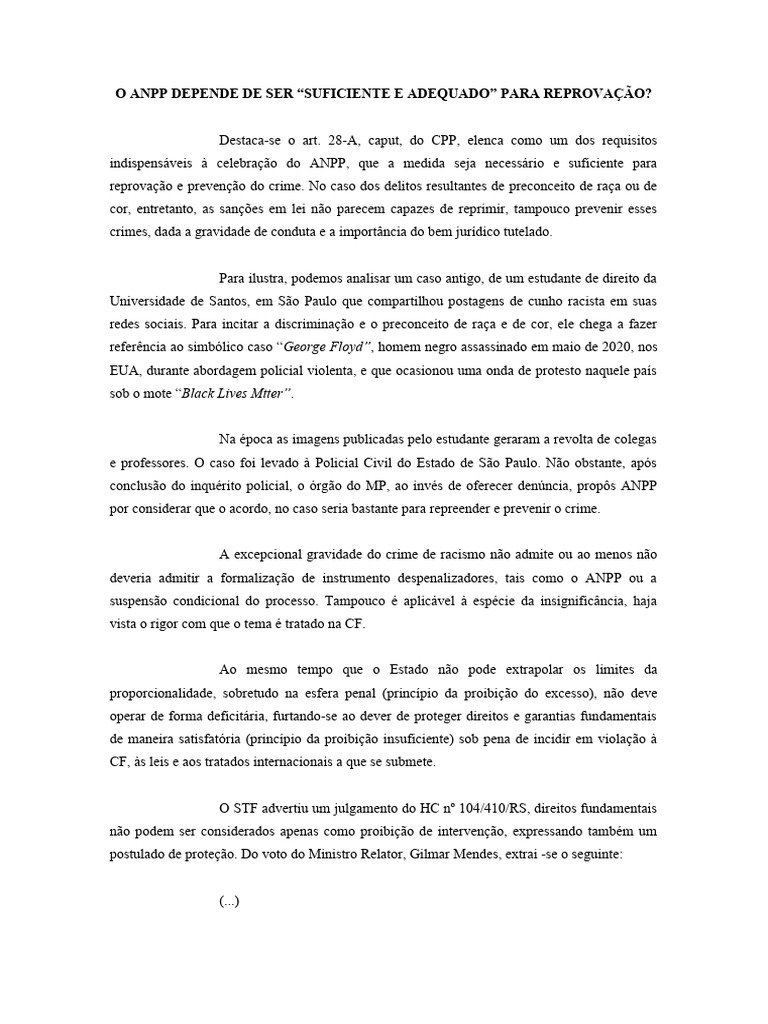 ESBOÇO TCC | PDF | Crimes | Crime e Violência