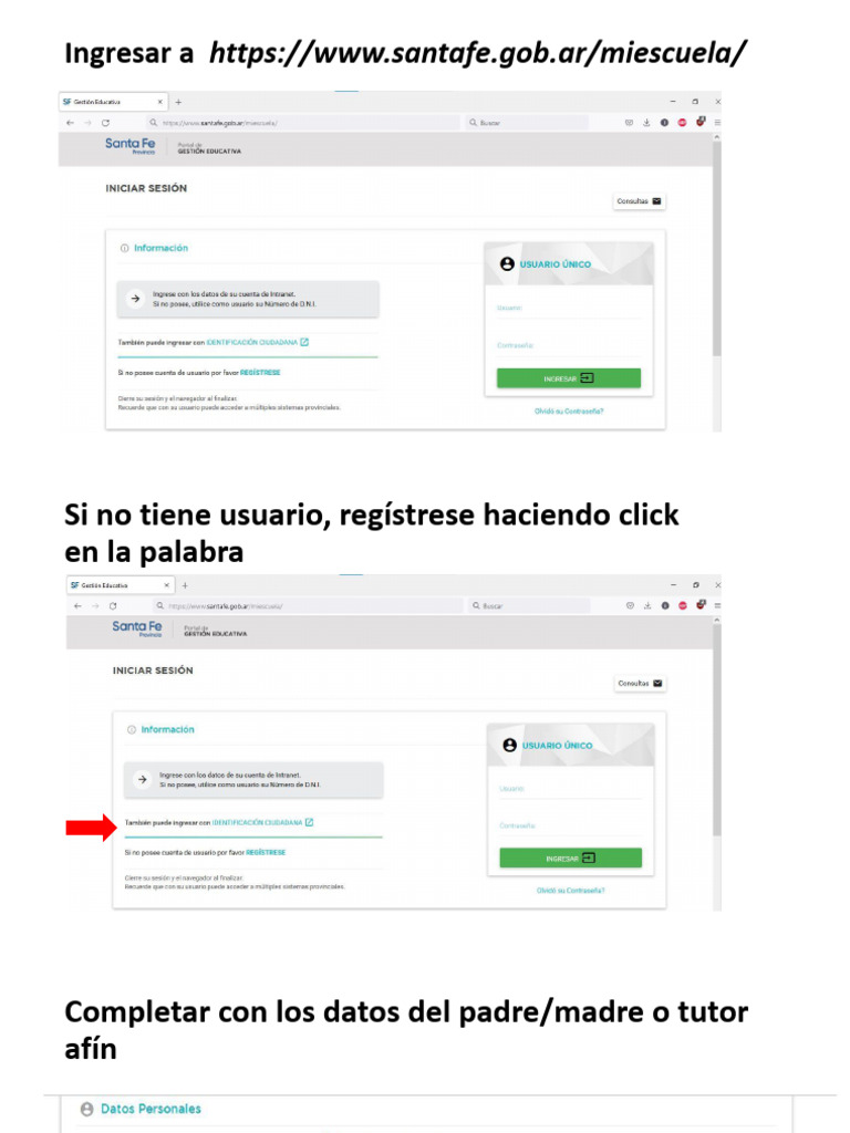 Tutorial Mi Escuela | PDF