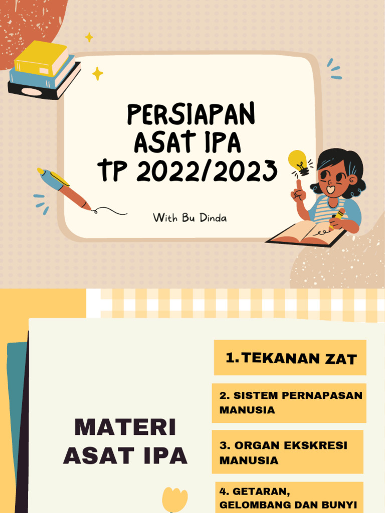 Persiapan Asat Ipa TP 20222023 | PDF