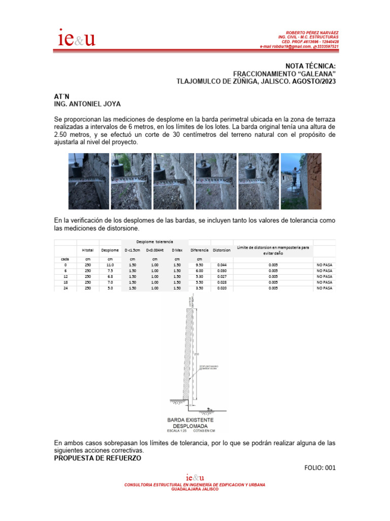 01A DICTAMEN Barda AGOSTO 2023 | PDF