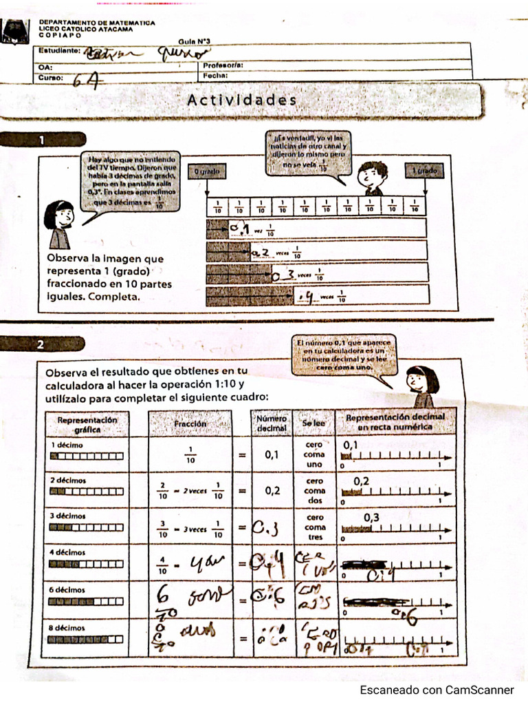 Guía Matemáticas | PDF