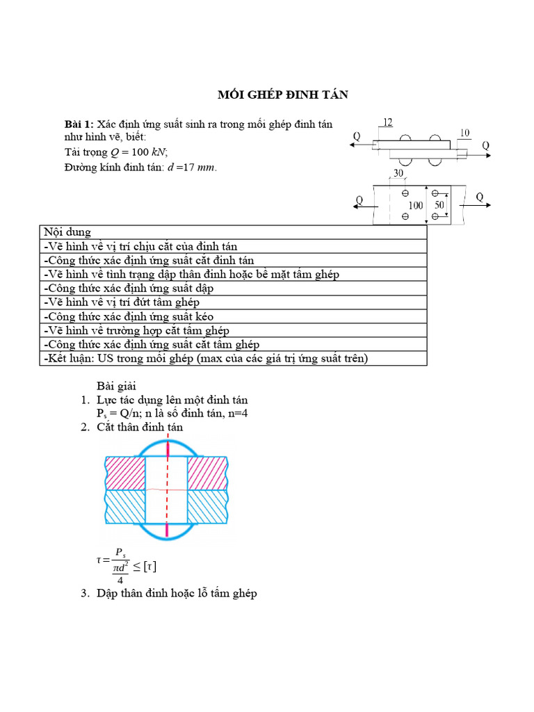 Bai Tap Moi Ghep Dinh Tan | PDF
