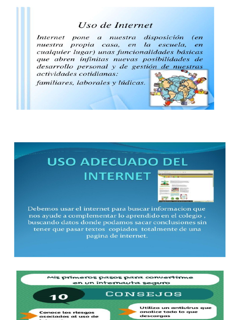 Uso Del Internet | PDF