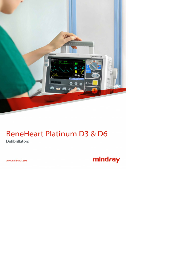 Mindray BeneHeart D3 and D6 Brochure | PDF